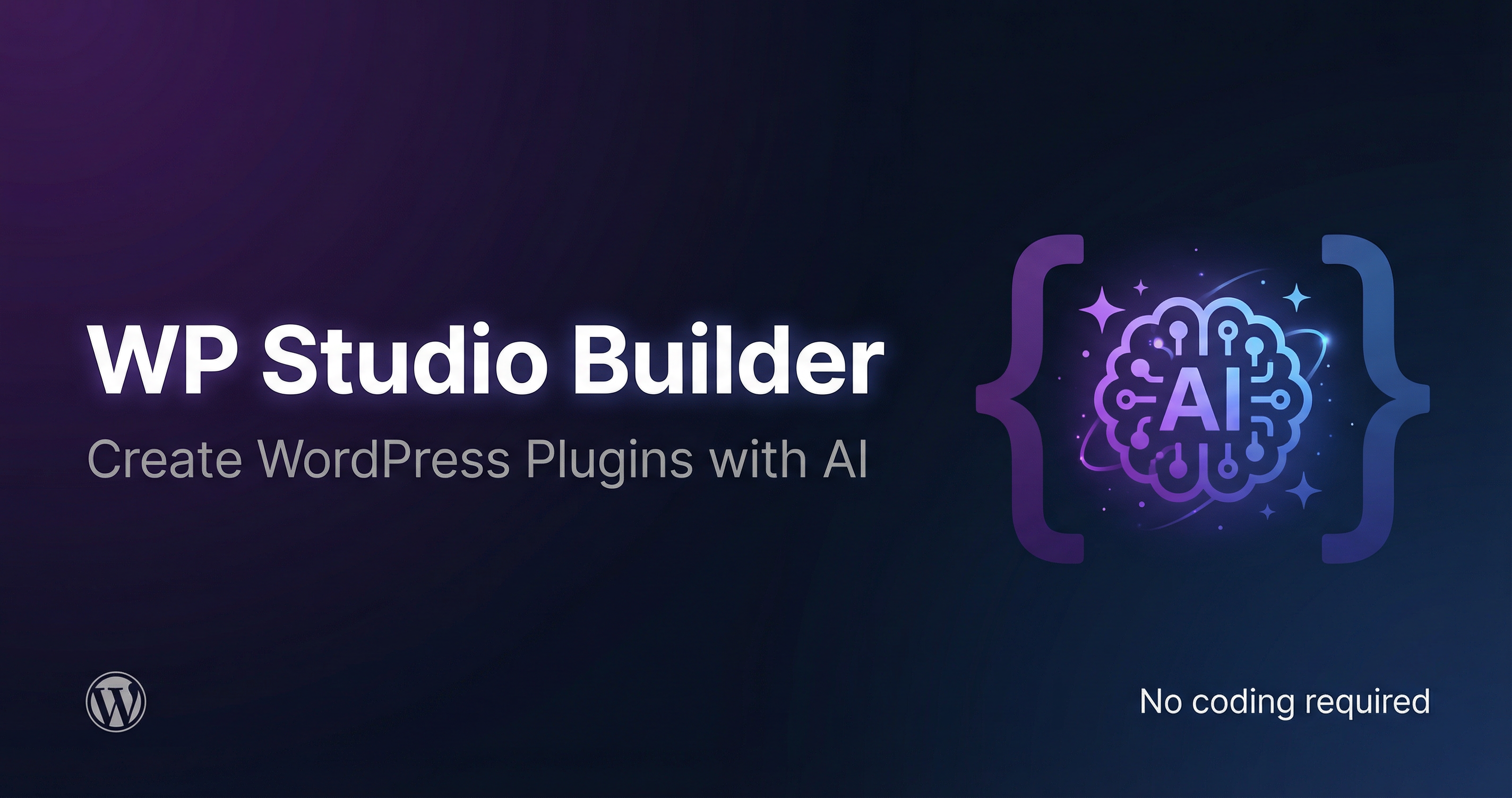 WP Studio Builder - AI WordPress Plugin Generator